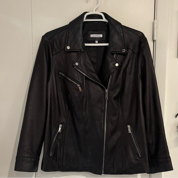Calvin Klein | Jackets & Coats | Calvin Klein Womens Sleek Black ...